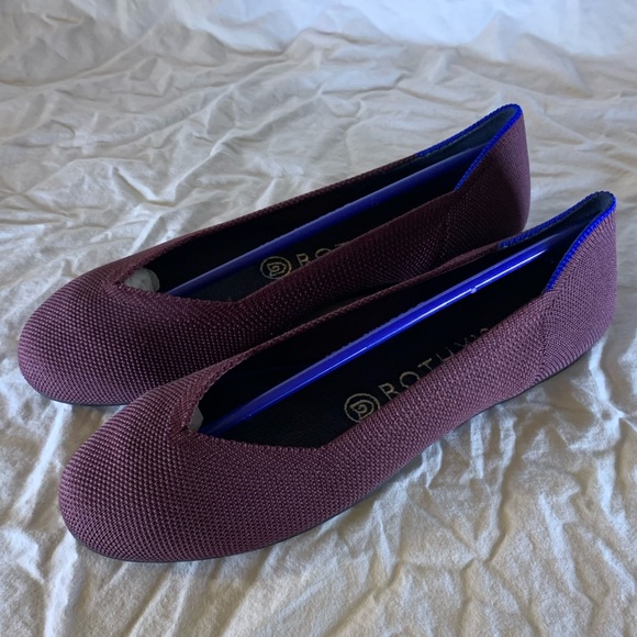 Rothy's | Shoes | Rothys The Flat Wine 75 Discontinued Color Extra New ...